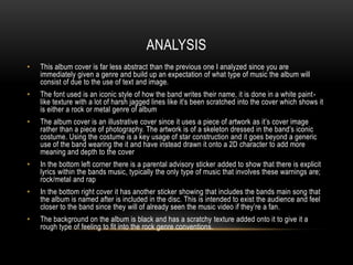 Textual Analysis of Album covers | PPT