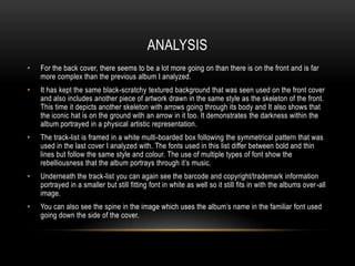 Textual Analysis of Album covers | PPT