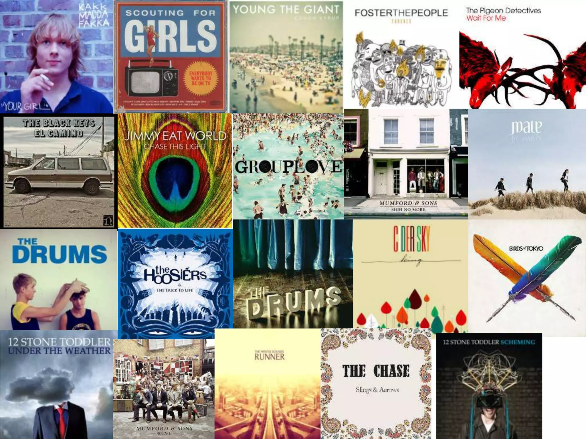 Indie-Rock album cover | PPT