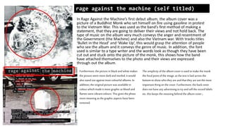 Album Cover Analysis AS level | PPT