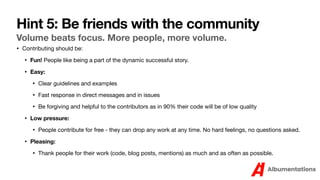 Enchancing adoption of Open Source Libraries. A case study on ...