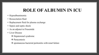 ALBUMIN-The Colloid Which Refuses to Go away .pptx