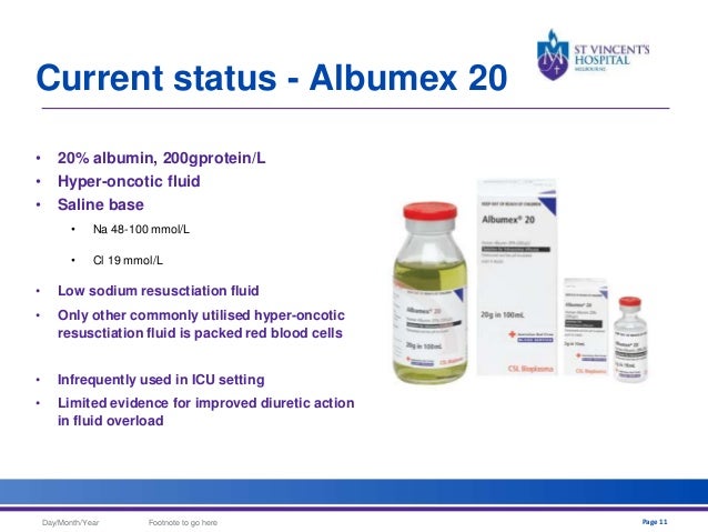 ICN Victoria: Robertson on "The Case For Albumin"