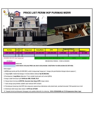 Katalog Project HKS 2 & GRIYA 99 per JAN 2025 | PDF