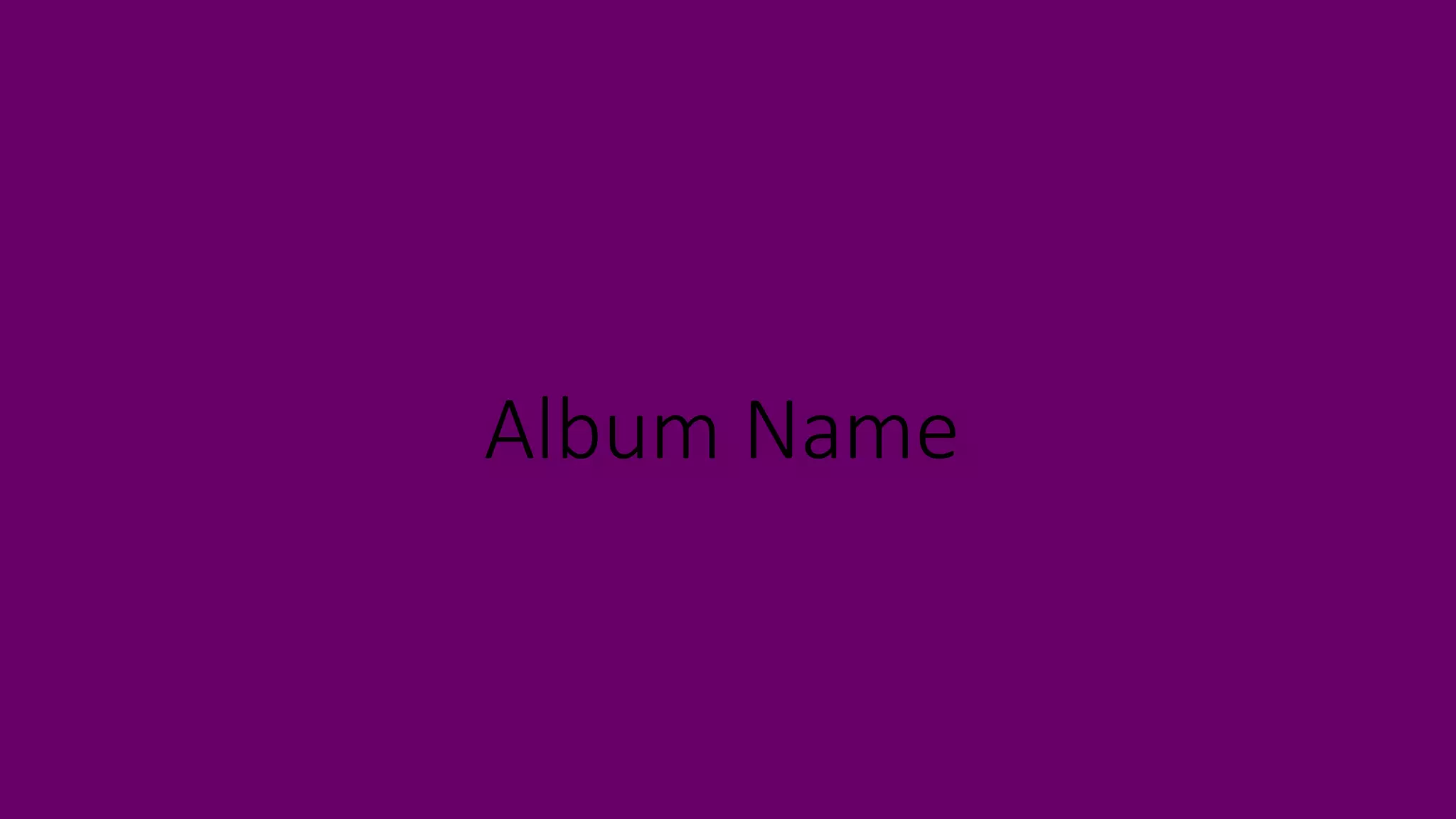 Album name | PPT