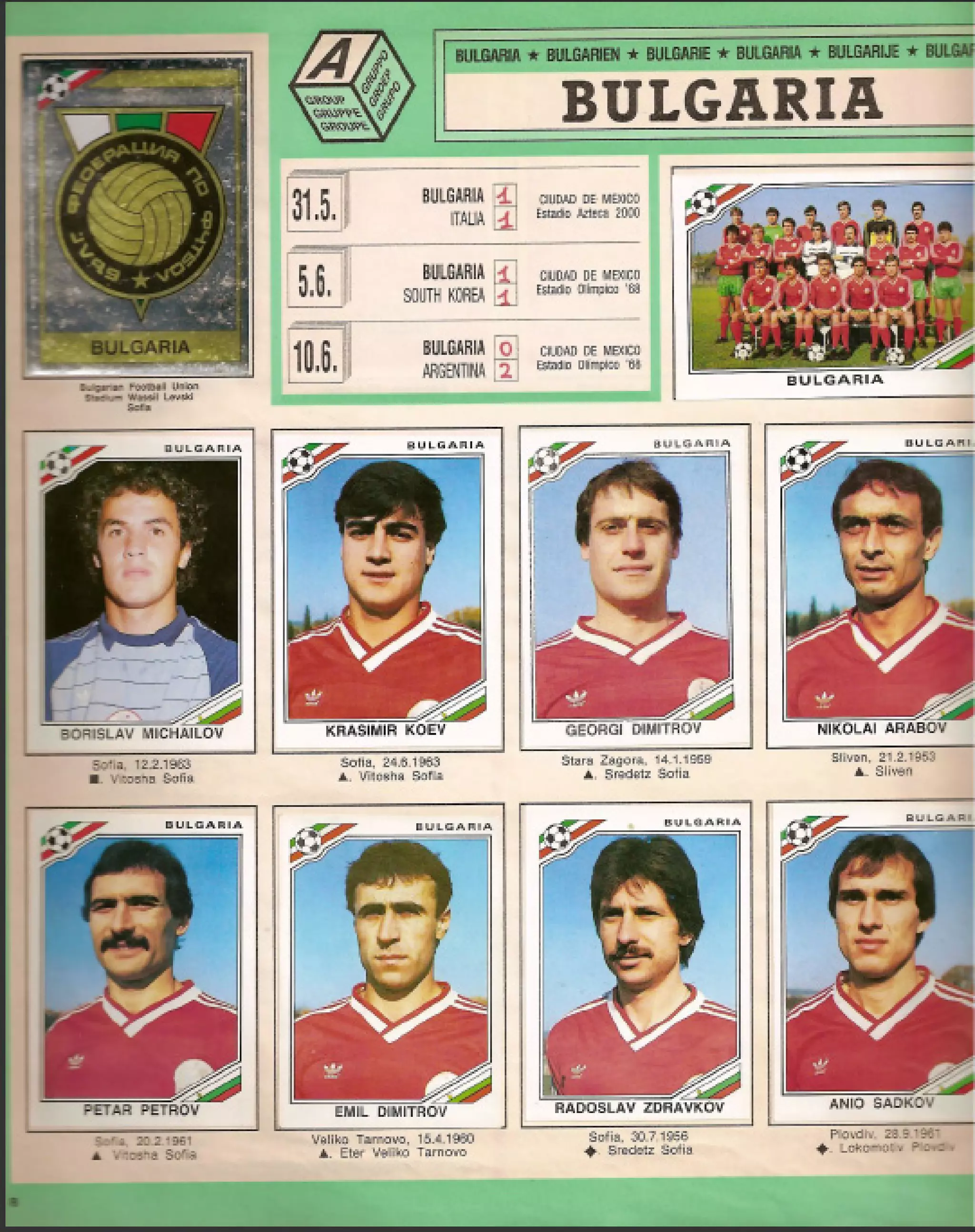 Album Panini Mexico 1986 | PDF