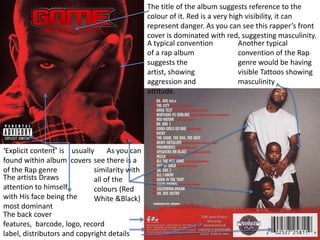 Albums media a2 coursework | PPT