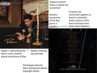 Albums media a2 coursework | PPT