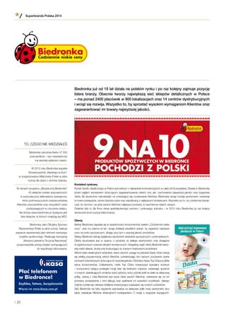 Biedronka case study - Album Superbrands 2014 | PDF