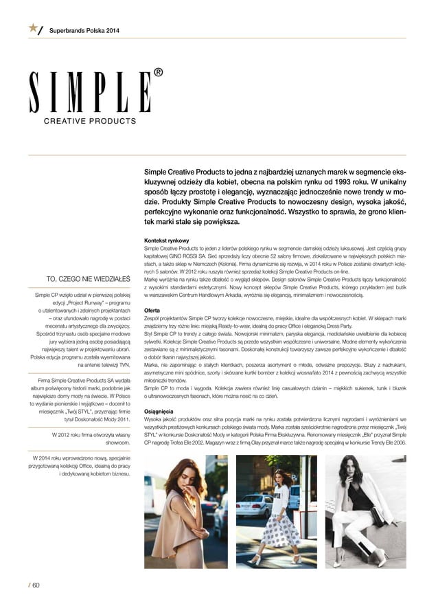 Simple Creative Products case study - Album Superbrands 2014 | PDF