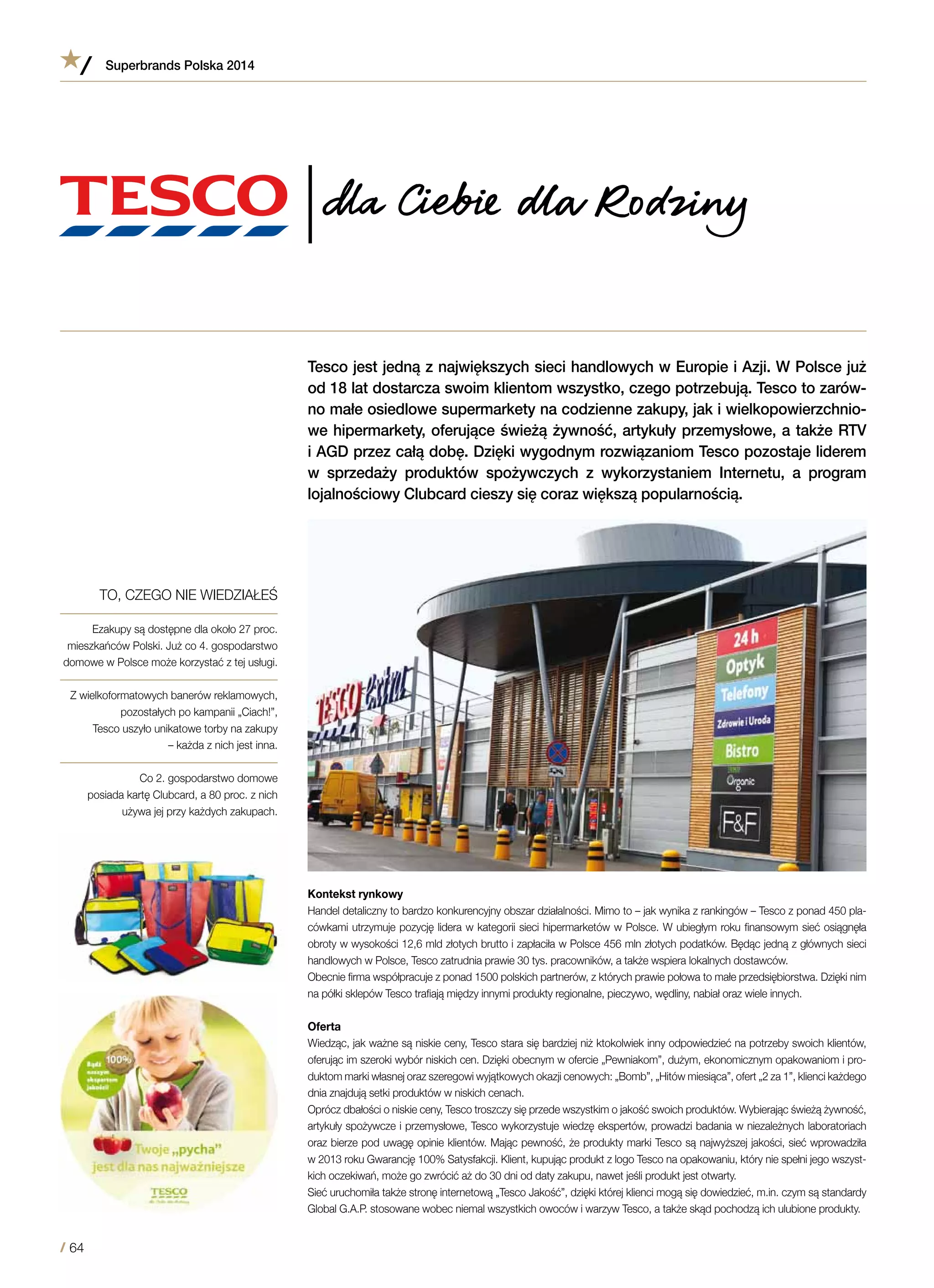 Tesco case study - Album Superbrands 2014 | PDF