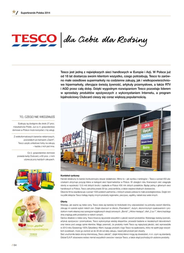 Tesco case study - Album Superbrands 2014 | PDF
