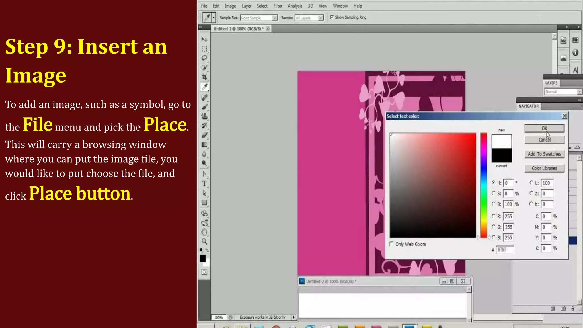 How To Make a Business Card on Photoshop | PPTX