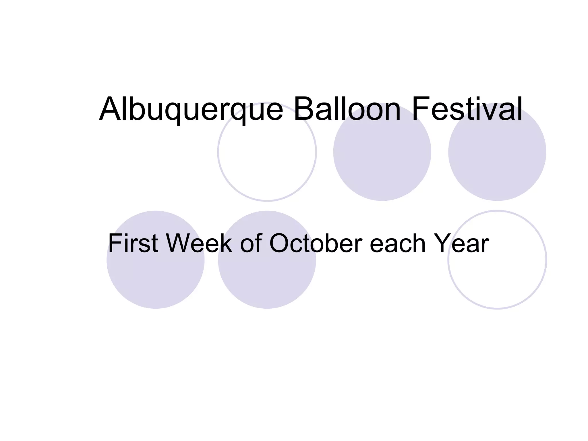 Albuquerque Balloon Festival | PPT