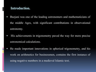 Abul Wafa Al Buzjani. | PPTX | Islam | Religion & Spirituality