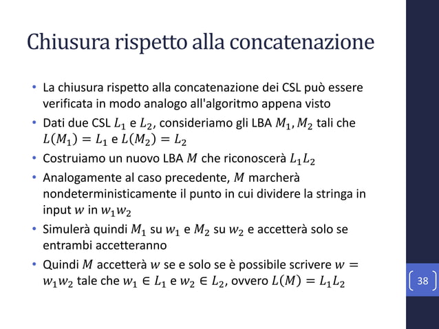 Linguaggi Context-Sensitive e Linear Bounded Automata | PDF | Programming Languages | Computing