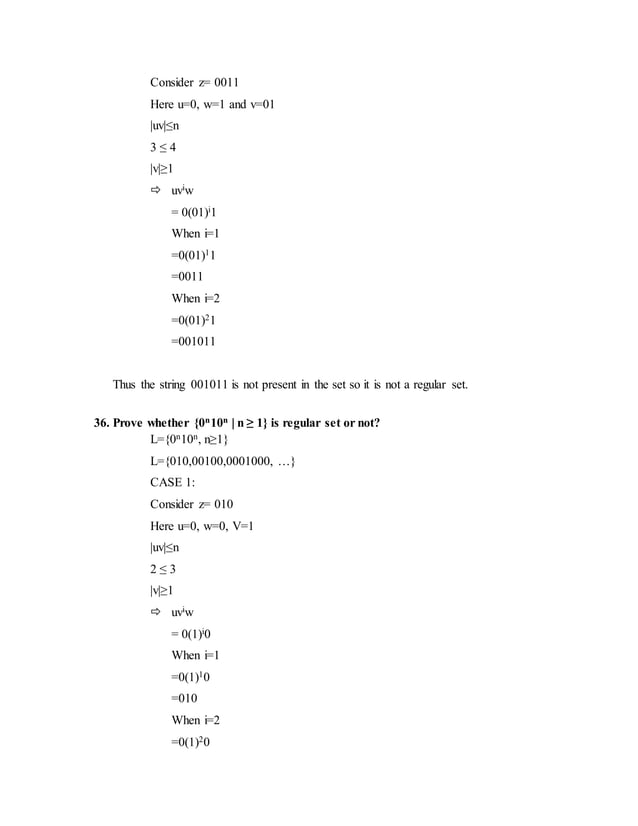 AUTOMATA THEORY - SHORT NOTES | DOC | Programming Languages | Computing