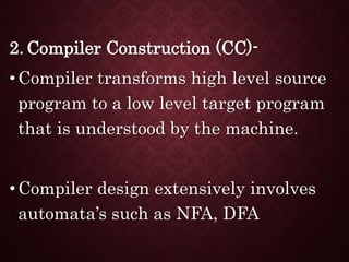Introduction to Automata Languages and Computation | PPTX | Programming Languages | Computing