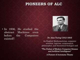 Introduction to Automata Languages and Computation | PPTX