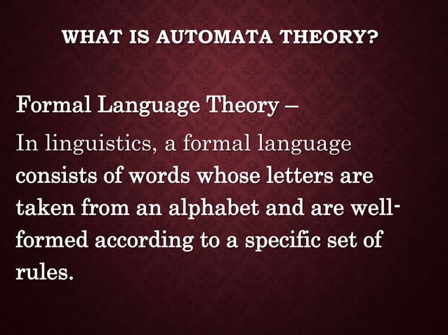Introduction to Automata Languages and Computation | PPTX | Programming Languages | Computing