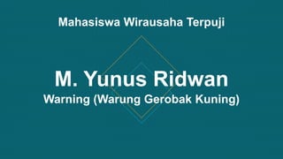 Penghargaan Spesial untuk unsur mahasiswa dan dosen | PPTX