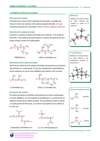 Alcanos | PDF