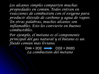 Alcanos y cicloalcanos | PPT