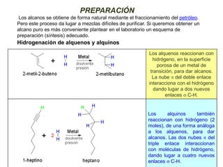 Caracteristicas y reacciones de los Alcanos | PDF
