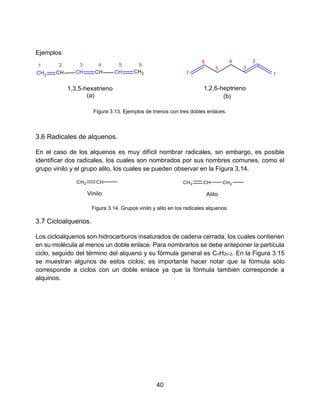 Alcanos,alquenos,alquinos nomenclatura y propiedades | PDF