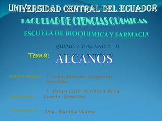 Alcanos coba tutasi | PPT