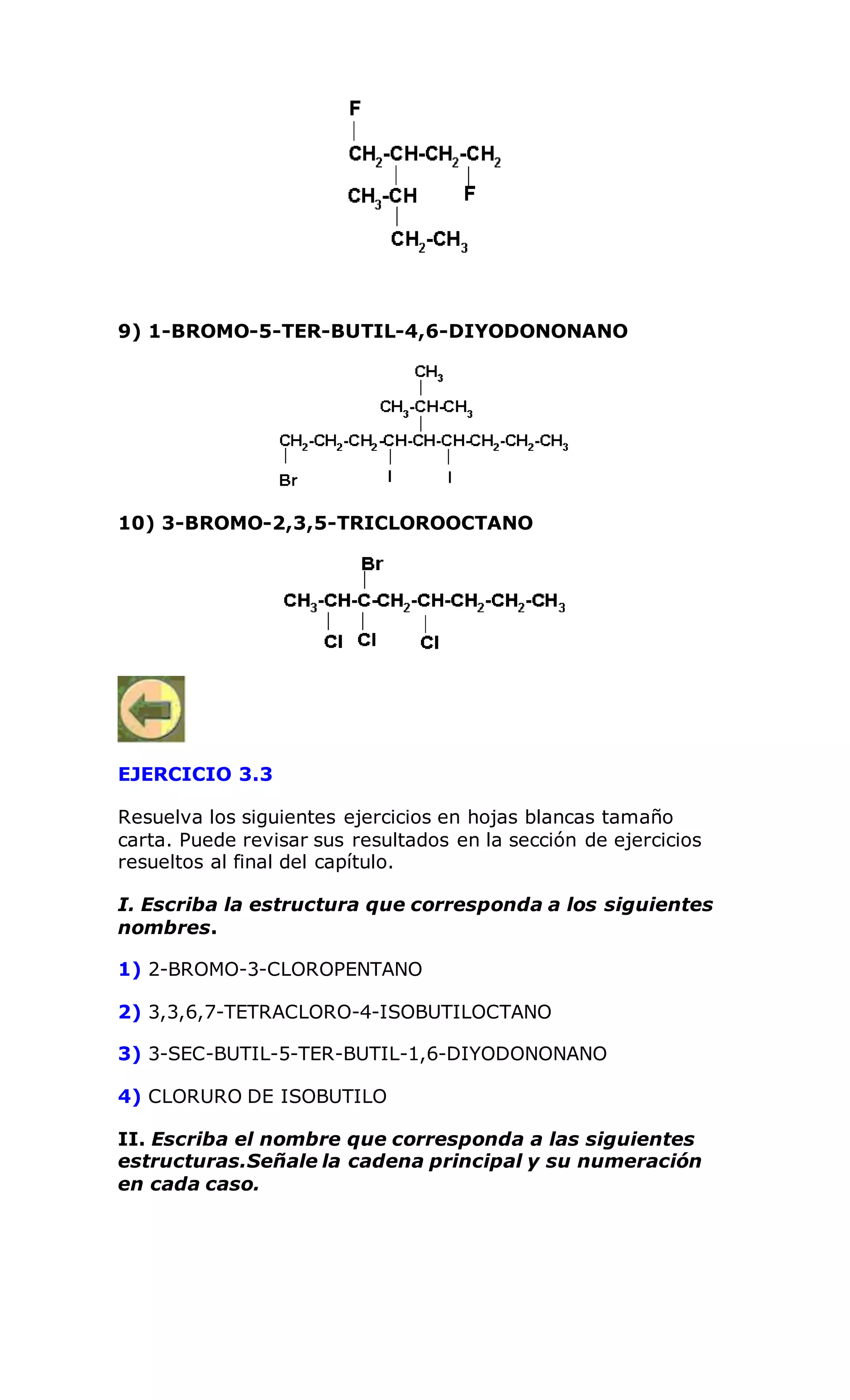 Alcanos nomenclatura | DOCX