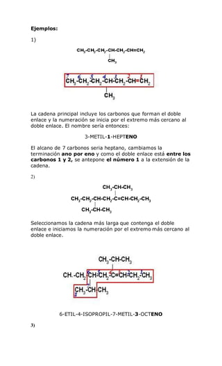 Alcanos nomenclatura | DOCX