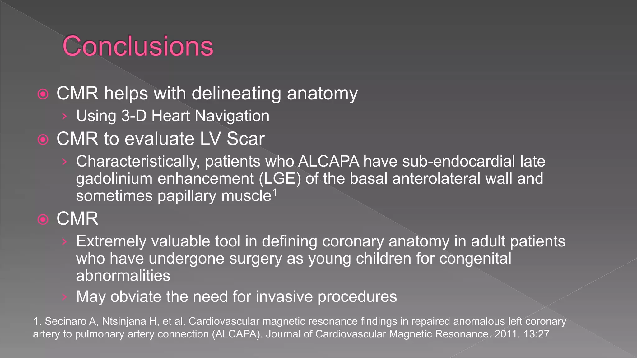 ALCAPA AND TAKEUCHI PROCEDURE | PPTX | Heart and Cardiovascular ...