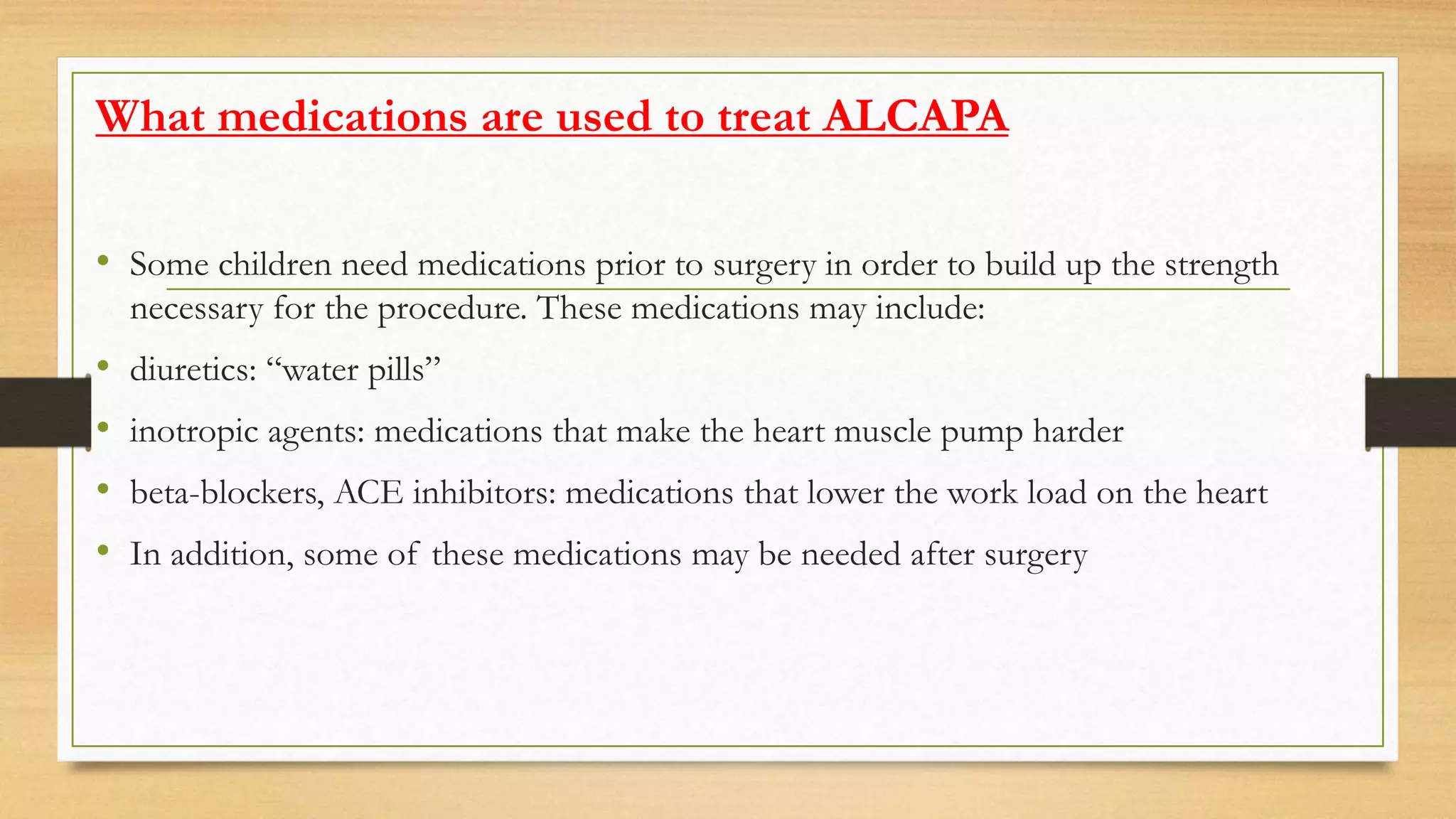 Anomalous left coronary artery from the pulmonary artery | PPTX