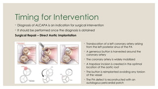 Anomalous origin of the left coronary artery from the pulmonary artery ...