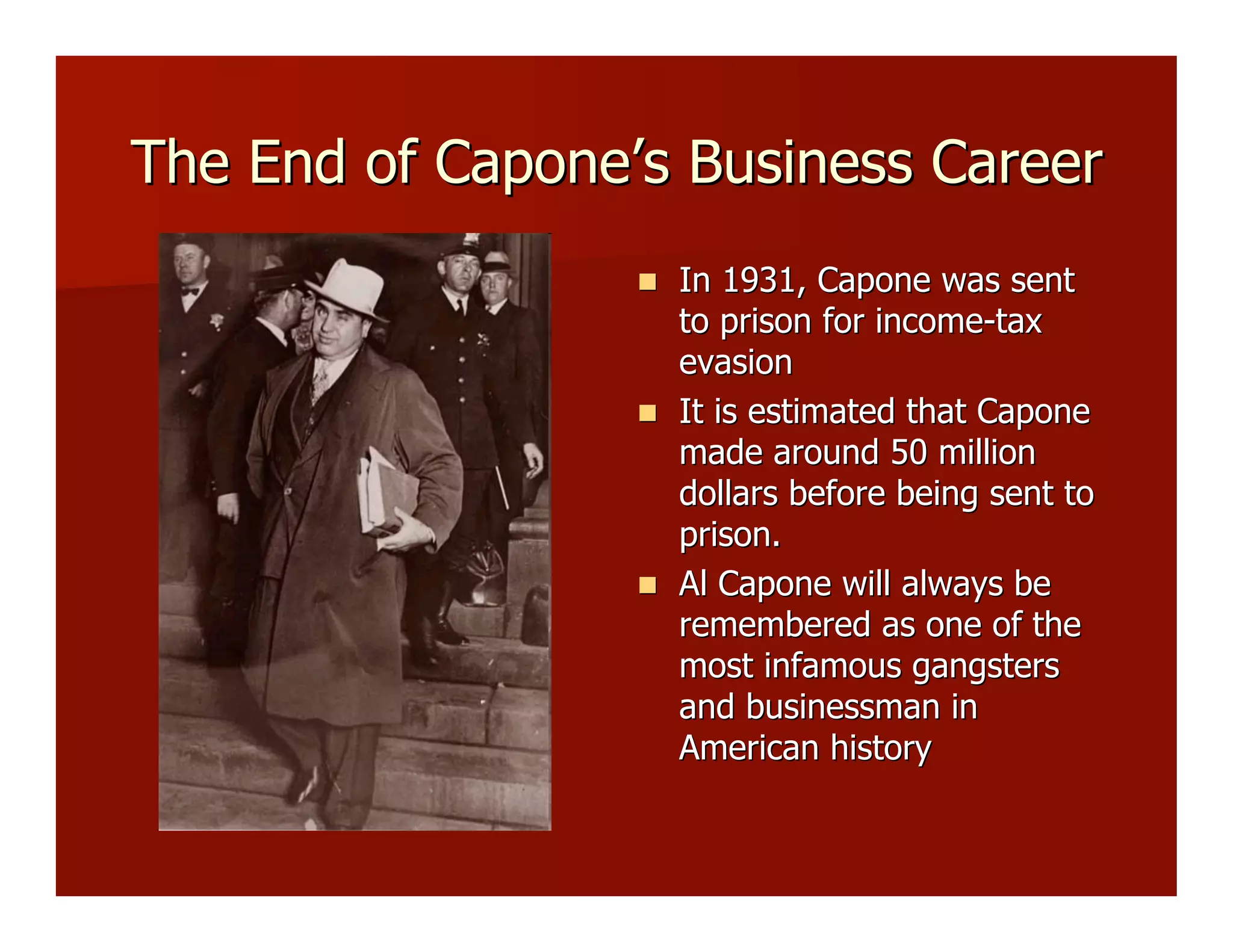 Al Capone Ppt | PDF