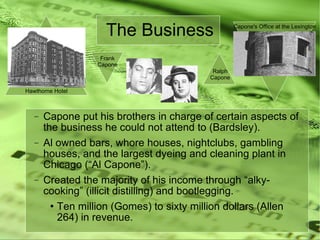 Al Capone: The True Gangster | PPT | Crime & Harmful Acts to ...