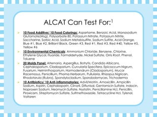 ALCAT | PPT
