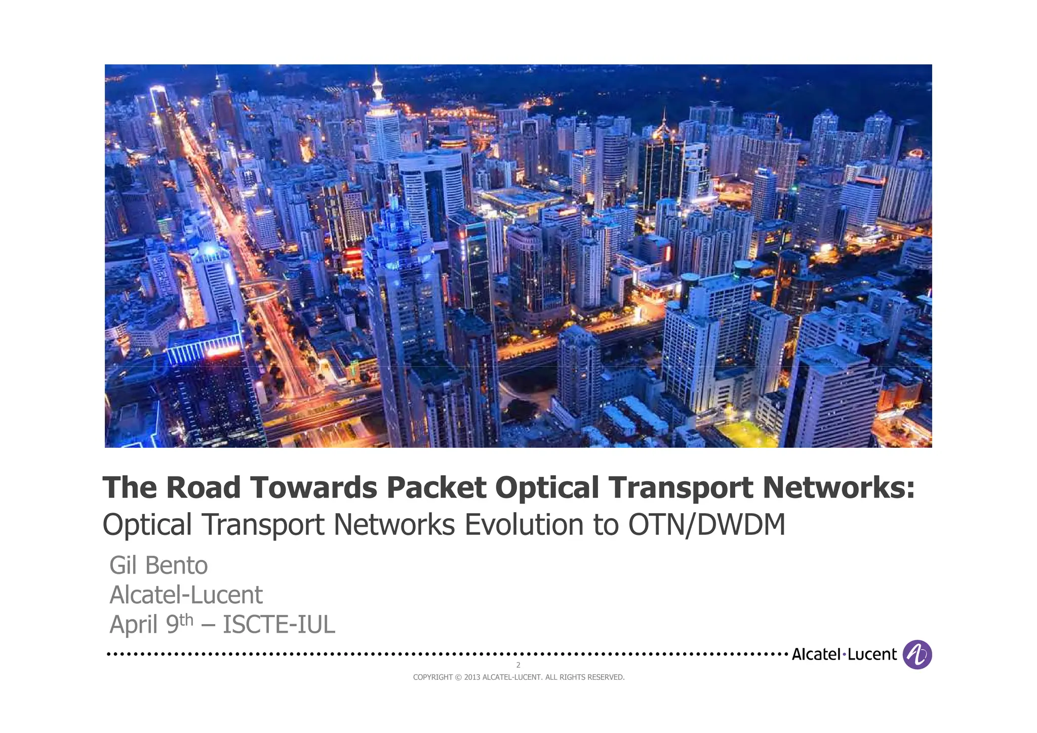 alcatel optical transport evolution DWDM.pdf
