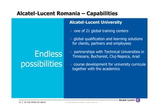 ALCATEL-LUCENT OVERVIEW 2012 | PDF