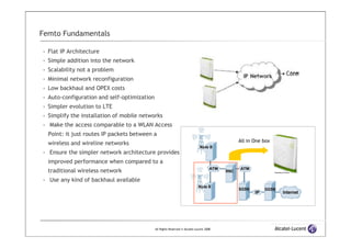 Alcatel lucent femtocell-habtekus09 | PDF