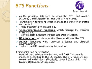 Alcatel lucent bts | PPTX