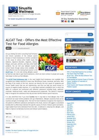ALCAT Test - Offers the Most Effective Test for Food Allergies | PDF ...