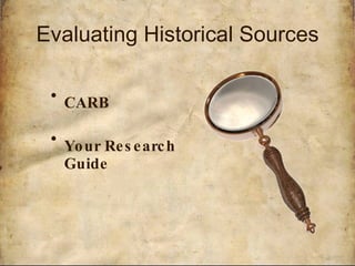 Civil War Research | PPT