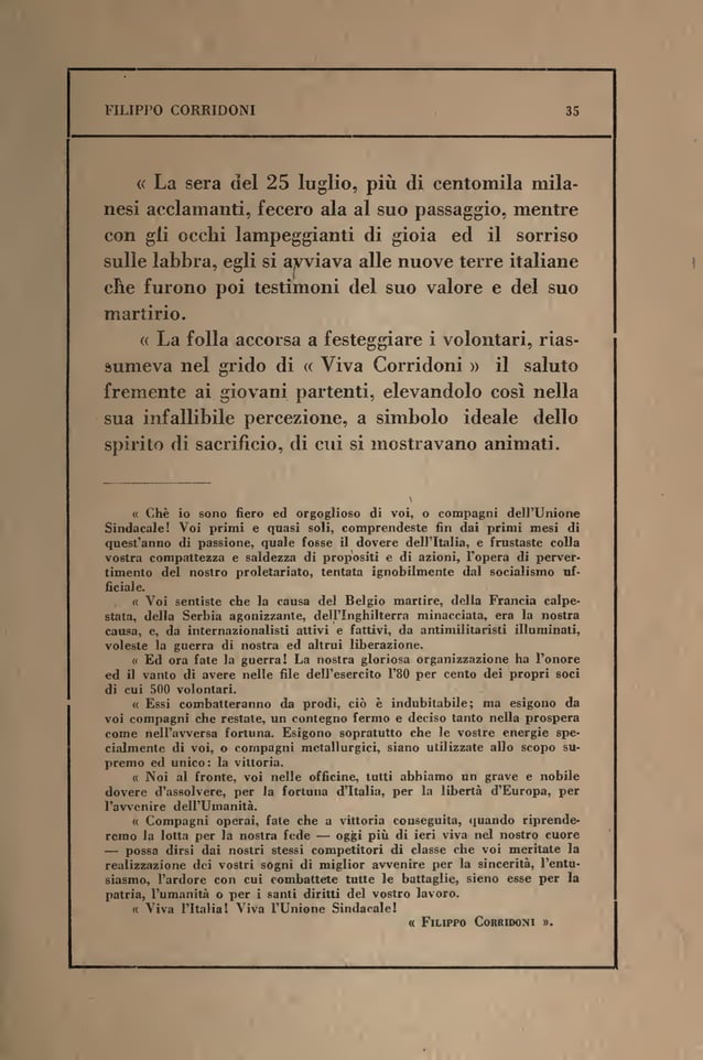 Alceste de Ambris- Profilo di Filippo Corridoni | PDF