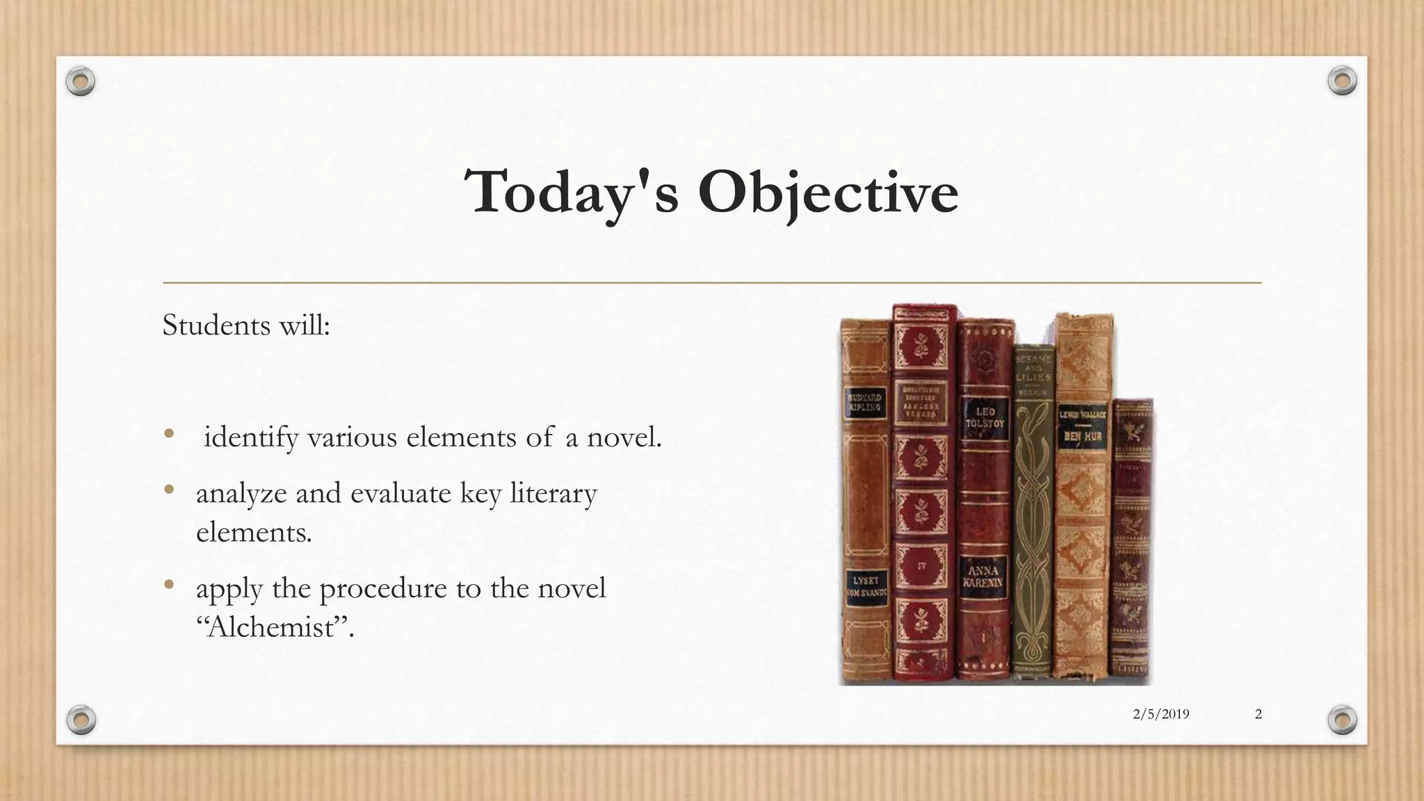 Alchemist analysis | PPTX