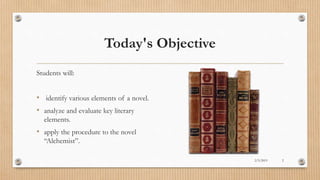 Alchemist analysis | PPTX