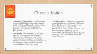 Alchemist analysis | PPTX