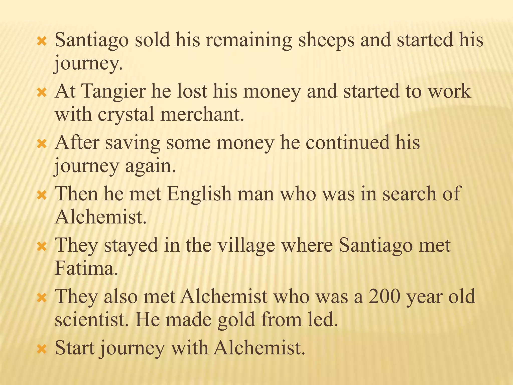 Alchemist Novel presentation by wajeh .pptx | Fiction | Books and ...