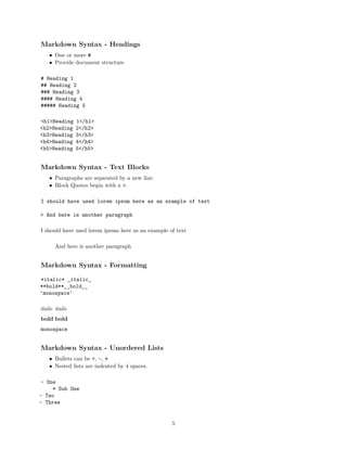 Publishing alchemy with markdown and pandoc | PDF